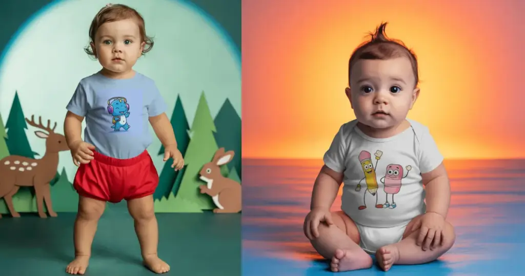 How to Create Baby Clothing Mockups Online in Mockey.ai