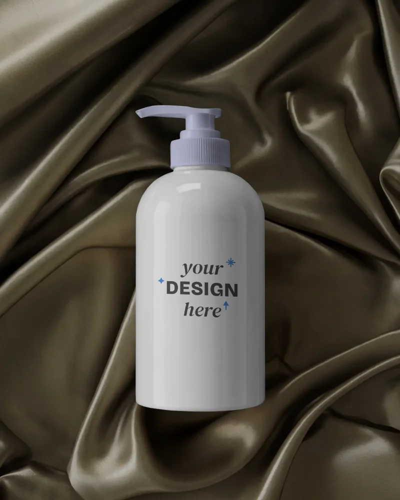 Free Online Shampoo Bottle Mockup Generator